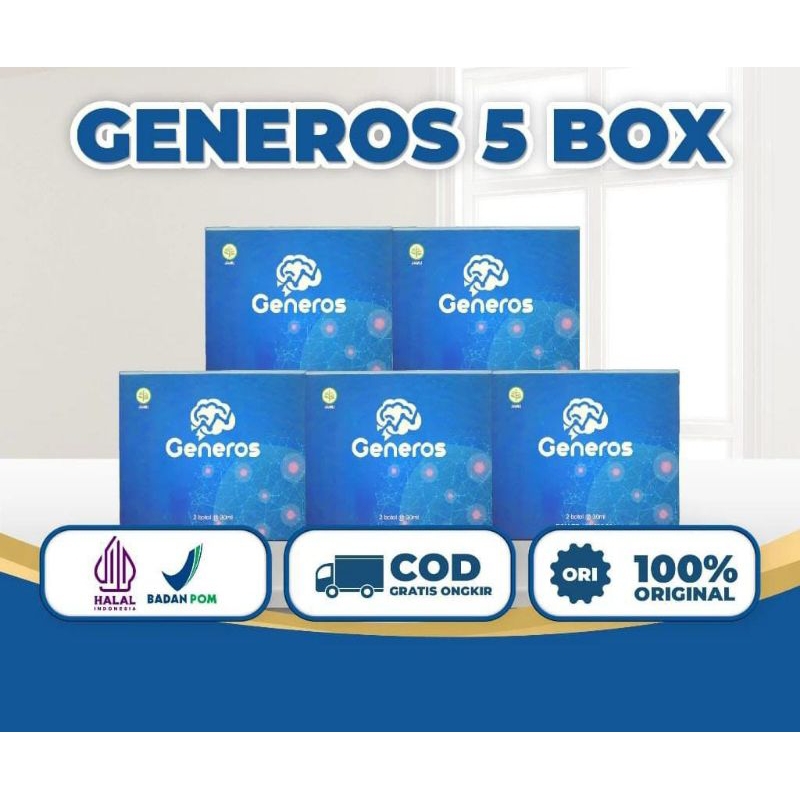 Jual Generos multivitamin anak 5 box | Shopee Indonesia
