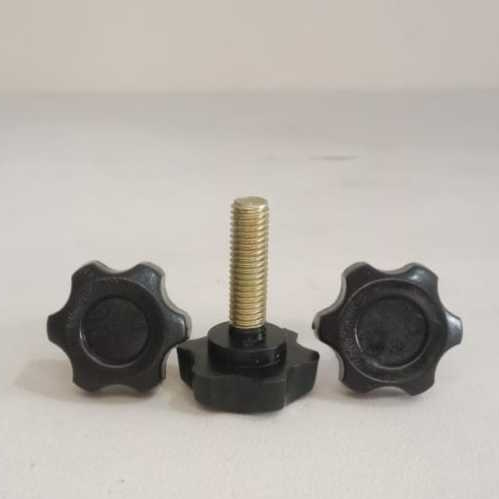 Jual Baut knob knop star M8 Baut Kuping Pegangan / Baut Bintang Knob ...