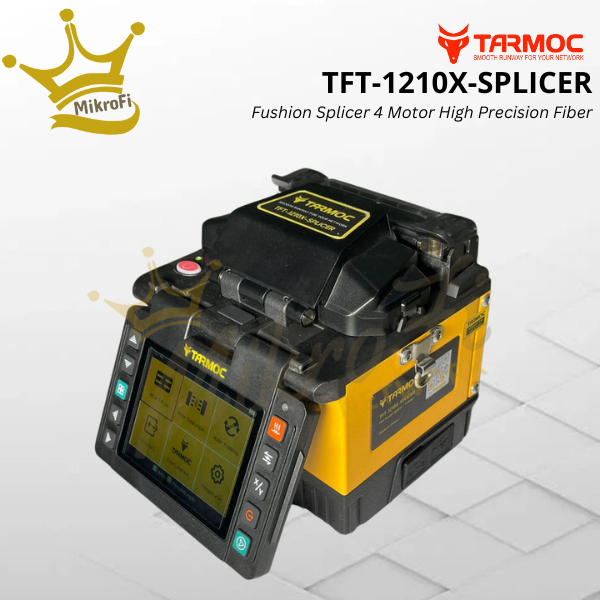 Jual Tarmoc TFT-1210X-SPLICER | 4 Motor Fiber Optic Fusion Splicer Alat ...
