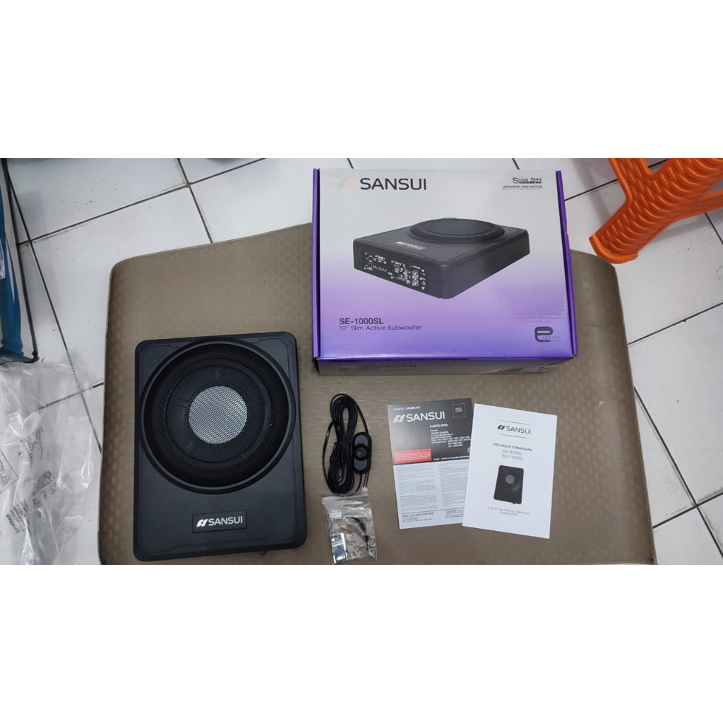 Jual SUBWOOFER KOLONG SANSUI SE-1000SL SUB KOLONG 10 inch SANSUI SE ...