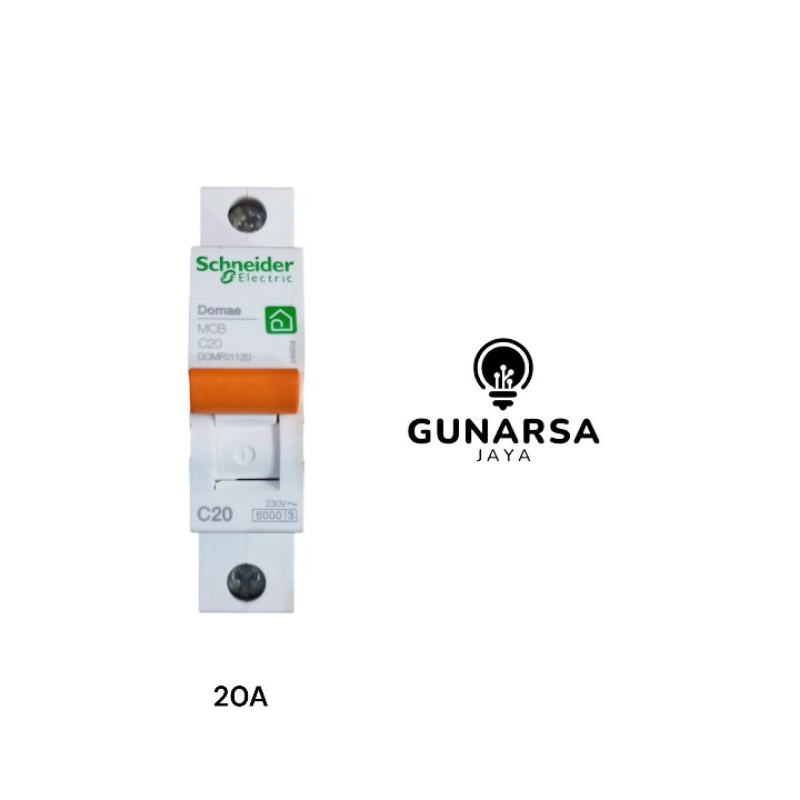 Jual schneider MCB 20A 1 phase | Shopee Indonesia