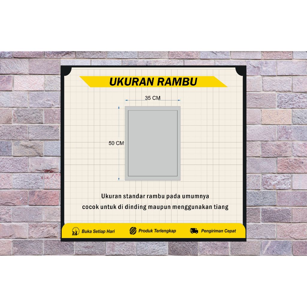 Jual Rambu matikan aliran listrik 15x20 cm | Shopee Indonesia
