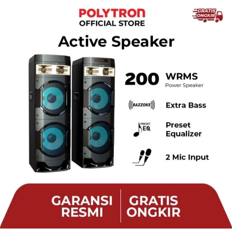 Jual SPEAKER POLYTRON ACTIVE SPEAKER PAS 10DF28 10 INCH SPEAKER AKTIF POLYTRON 10INCH | Shopee ...