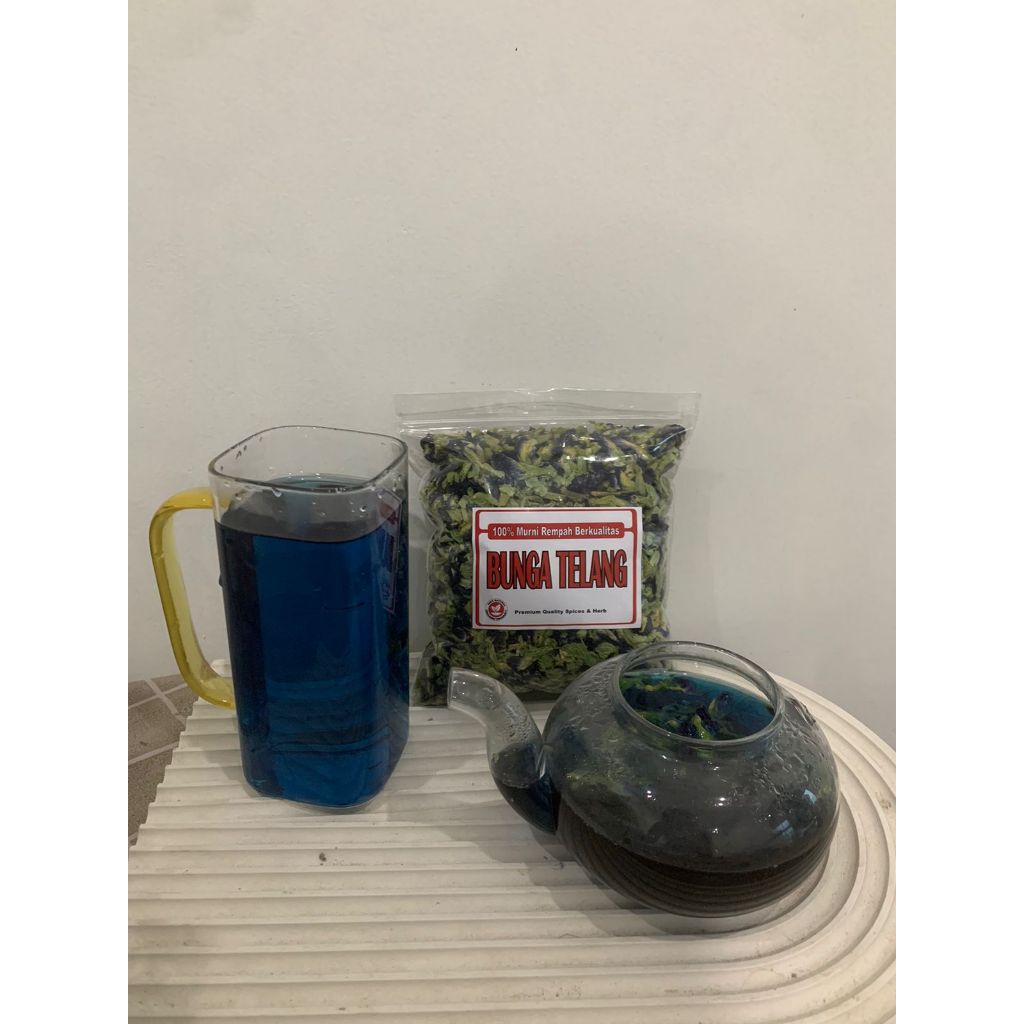 Jual Bunga Telang Biru | Telang Kering Biru [100 gram]-SMDHerbal ...