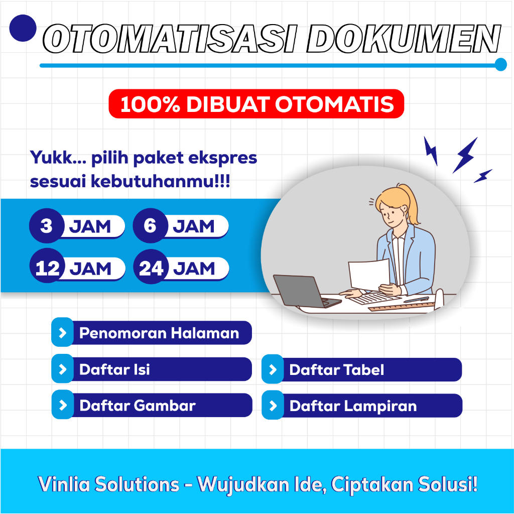 Jual Pembuatan Daftar Isi | Page Number | Daftar Gambar | Daftar Tabel ...