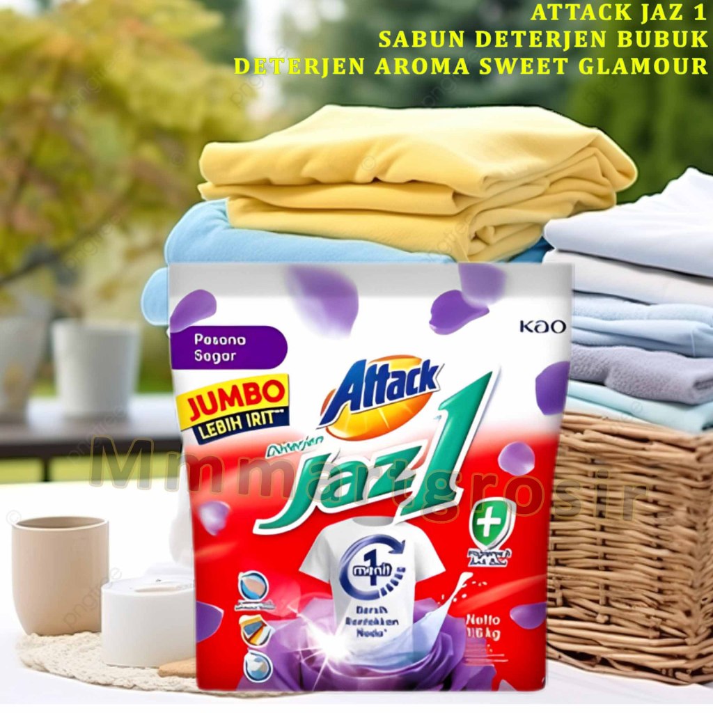 Jual Attack Easy / Sabun Deterjen Bubuk / Aroma Pesona Segar / 1.6kg ...