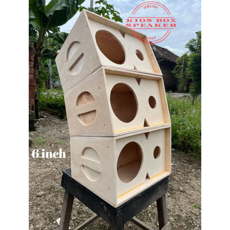 Jual BOX SPEAKER LINE ARRAY 6 INCH SINGLE PLUS TWEETER | Shopee Indonesia