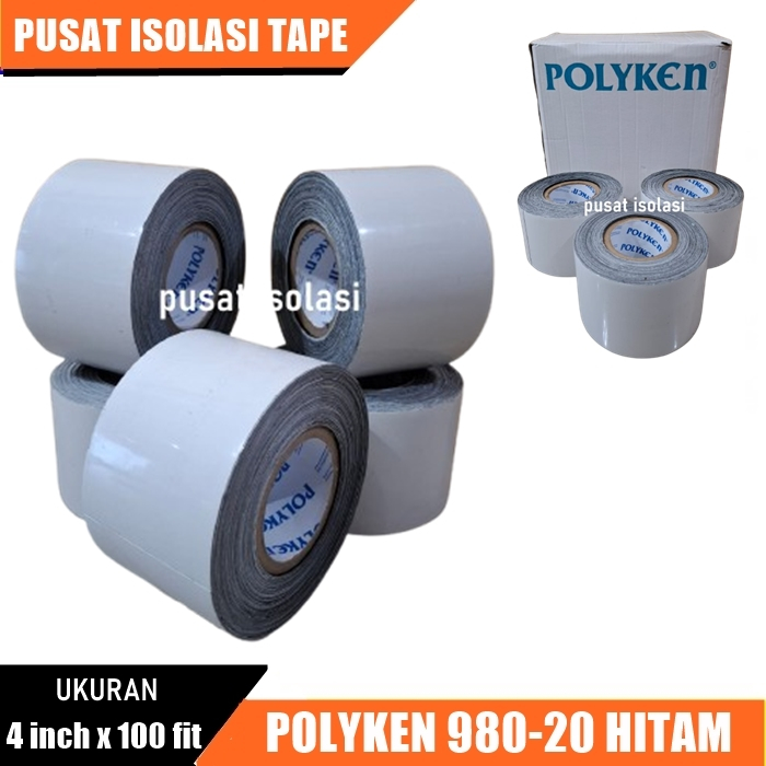 Jual Wrapping Tape Polyken 955-20 Putih 4 inch x 100 fit - Putih ...