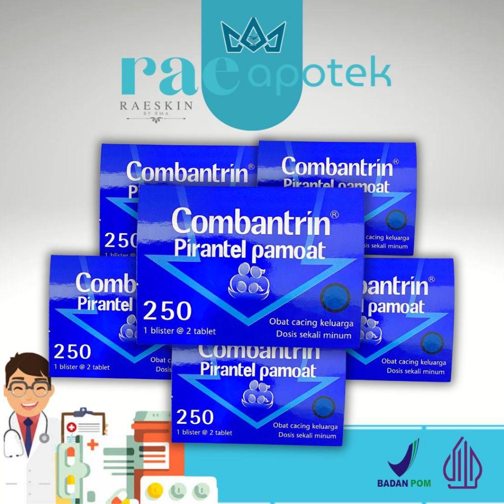 Jual COMBANTRIN TAB. 250 MG/ OBAT CACING | Shopee Indonesia