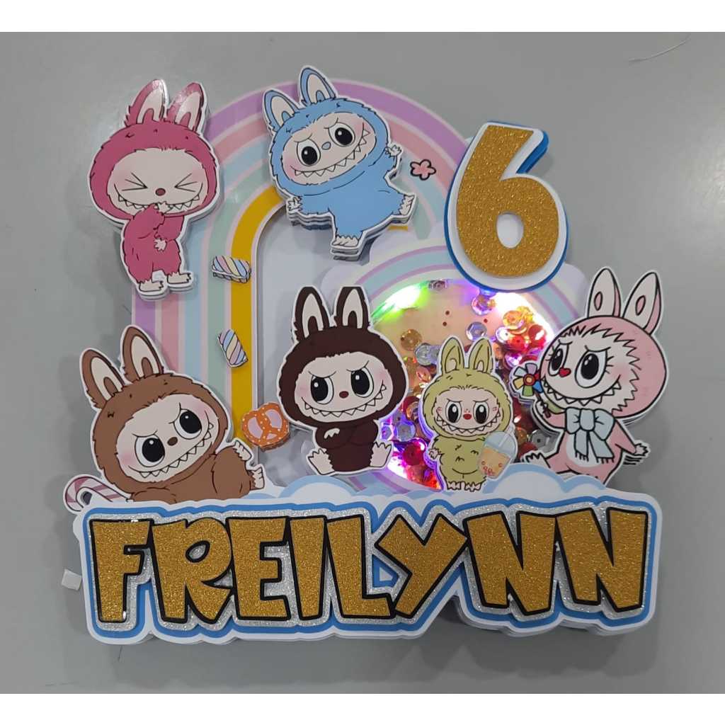 Jual Cake Toppers 3D dan Lampu LED/Dekorasi ulang tahun anak gambar ...