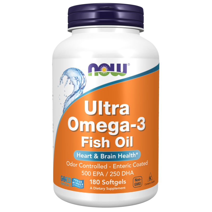 Jual Now Foods Ultra Omega-3 90 180 softgels Cardiovascular Support 500 EPA 250 DHA | Shopee ...