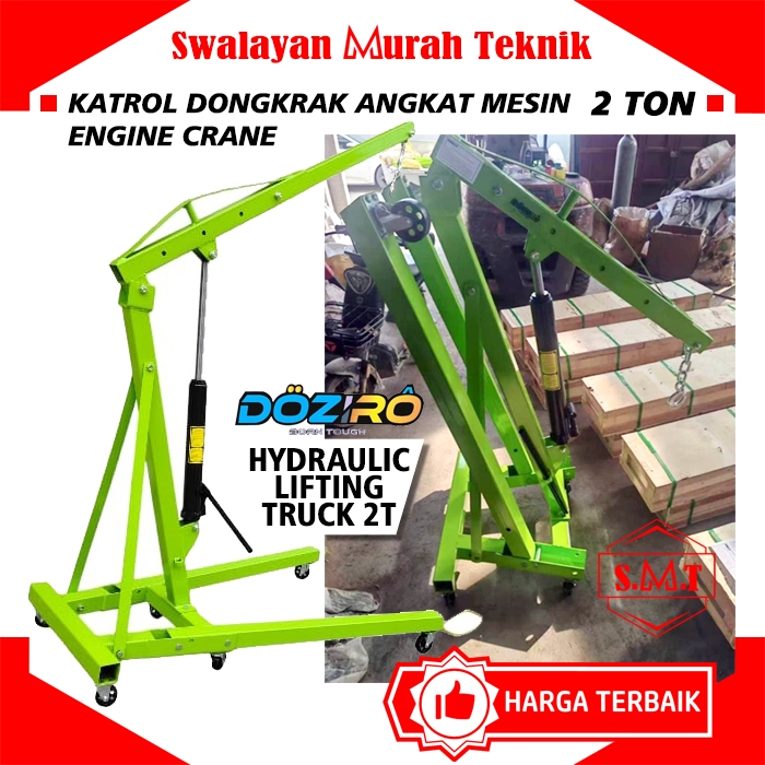 Jual Engine Crane DOZIRO 2 Ton Katrol Dongkrak Angkat Mesin 2Ton | Shopee Indonesia