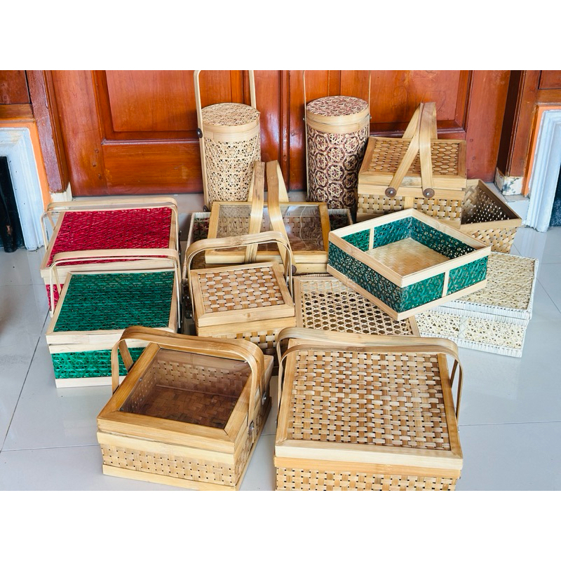 Jual Tempat Parcel/Hampers Bahan Bambu | Shopee Indonesia