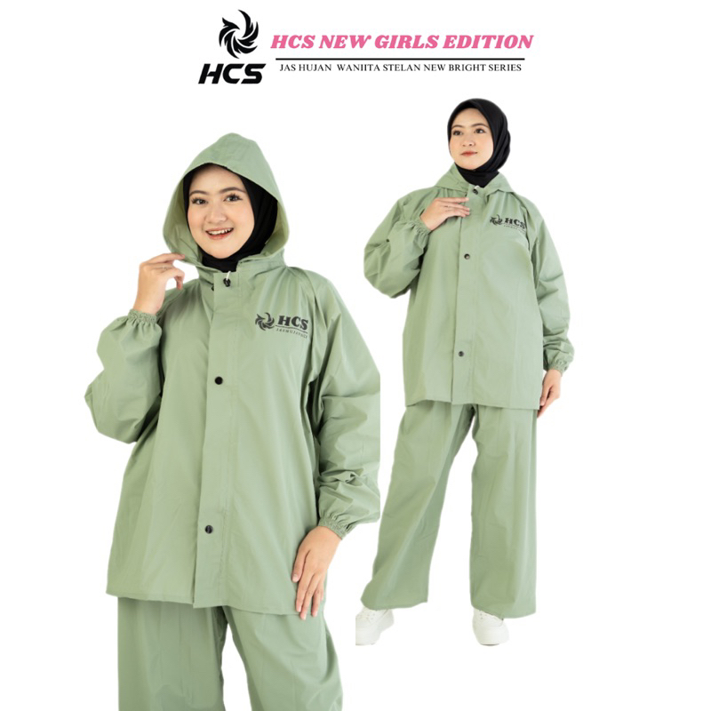 Jual JAS HUJAN RAINCOAT HCS Pria Wanita warna pastel terbaru bahan pvc 0,25 | Shopee Indonesia