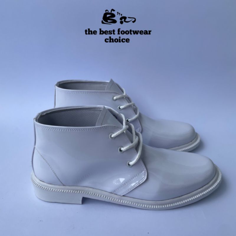 Jual Sepatu Pdh Pdu Putih Sepatu Paskibra Pria Full Putih Sepatu Pdl ...