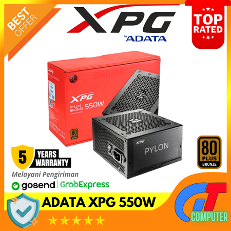 Jual PSU Adata XPG Pylon 550 Watt | 650 Watt 80+ Bronze Power Supply ...