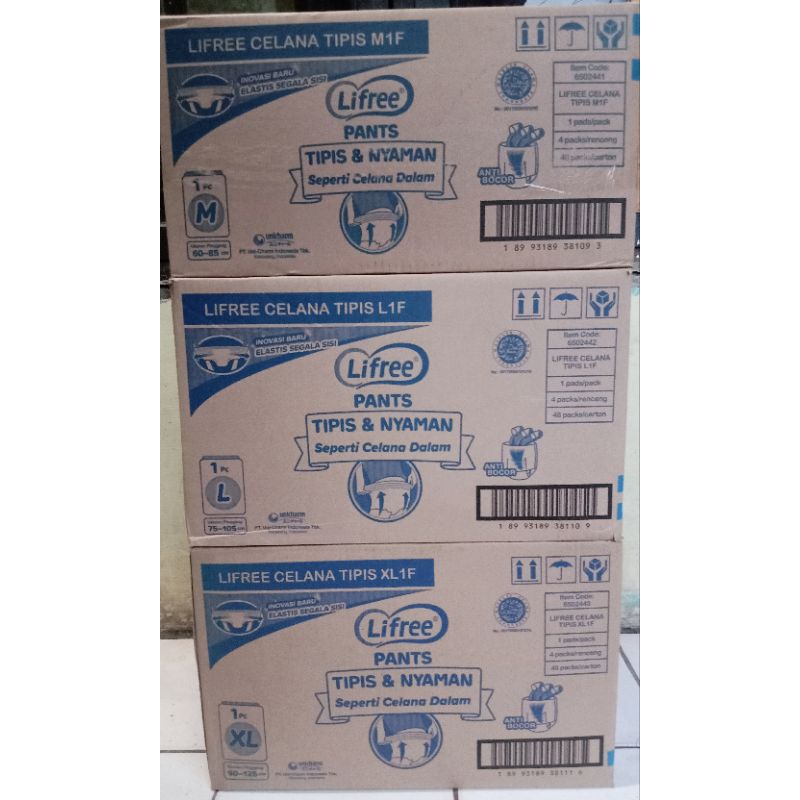 Jual Lifree popok celanan dewasa isi 48 pcs / lifree popok celana dewasa renceng ukuran M, L, Xl ...
