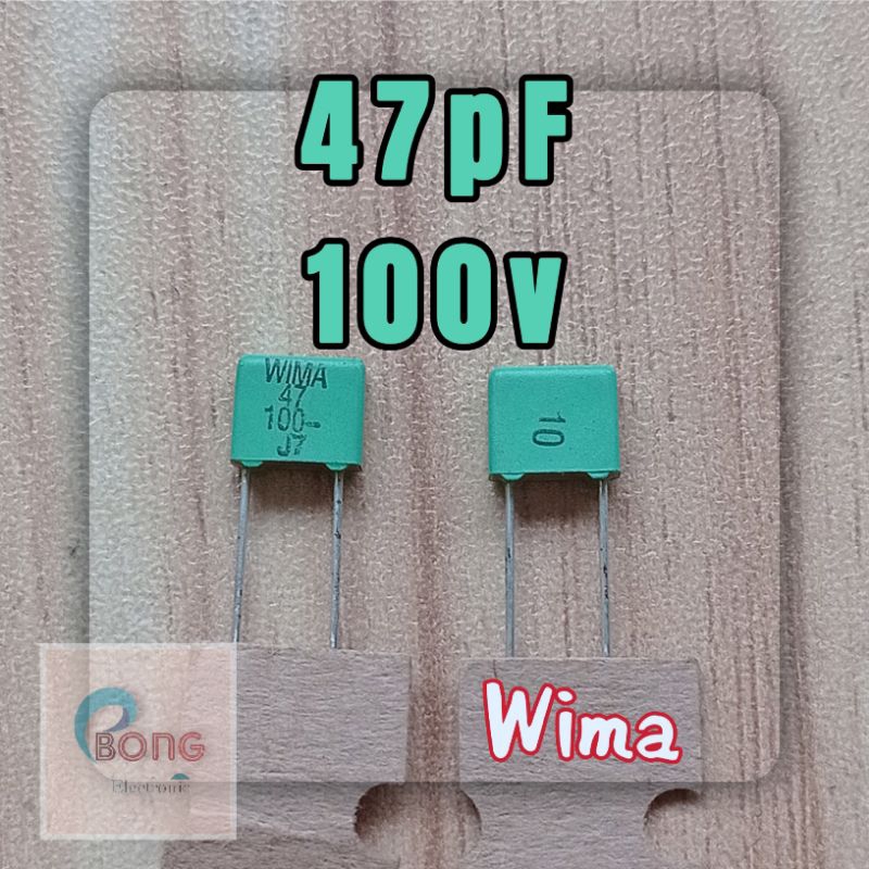 Jual Kapasitor 47pF 100v wima | Shopee Indonesia