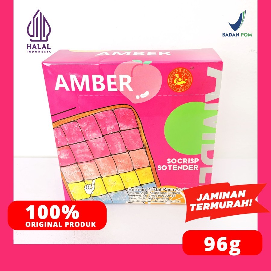 Jual Permen Lunak Crystal Candy Amber | Permen Kristal Aneka Rasa Buah ...