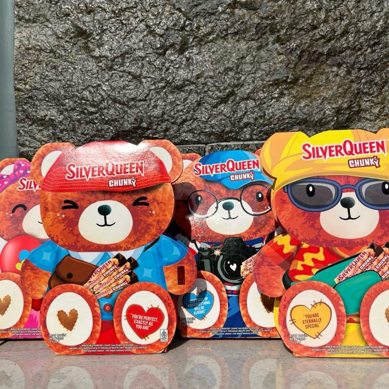 Jual SILVER QUEEN bear limited Edition Edisi Valentine 2025 | Shopee ...