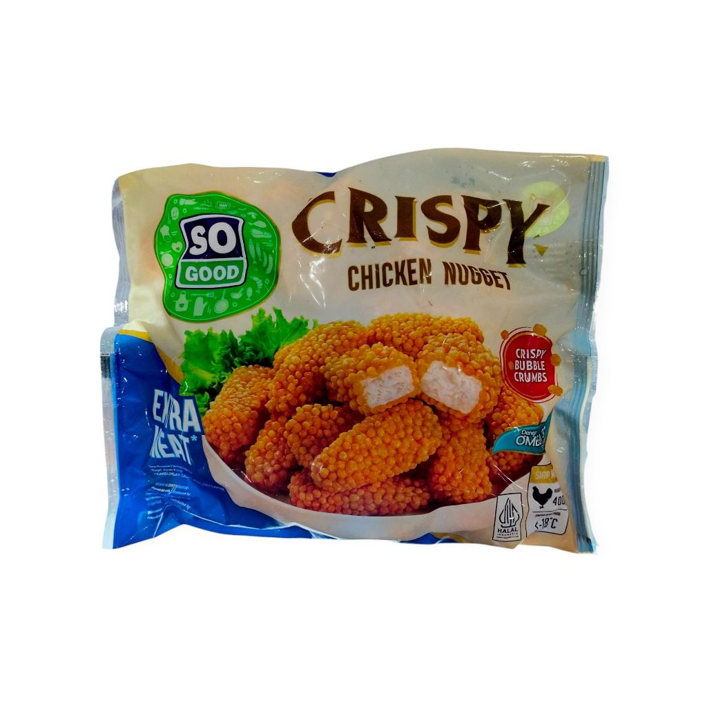 Jual SG - Crispy Chicken Nugget 400 gr - so good frozen food | Shopee ...