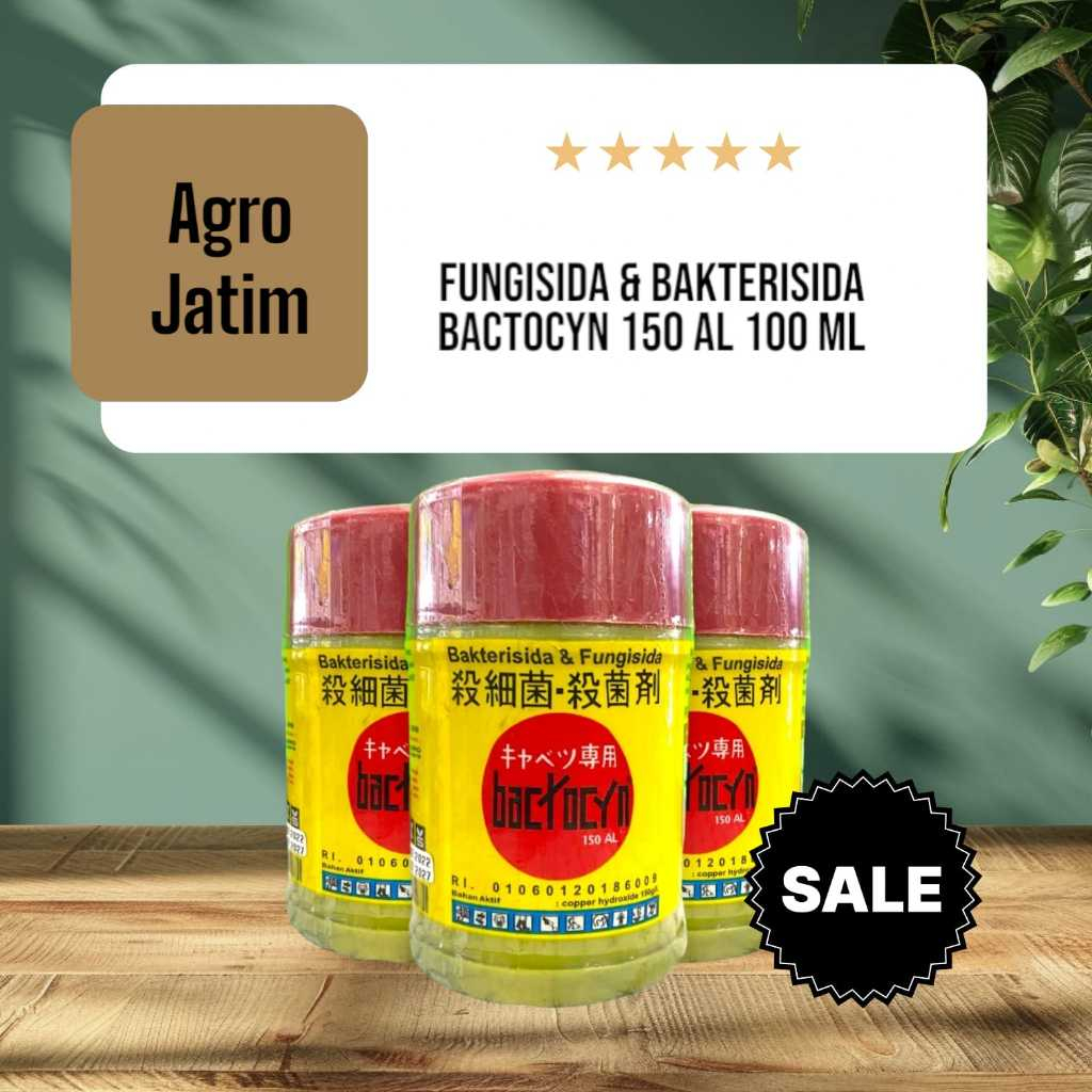 Jual Bakterisida dan Fungisida BACTOCYN 150 AL Kecil - 100 ML | Shopee ...