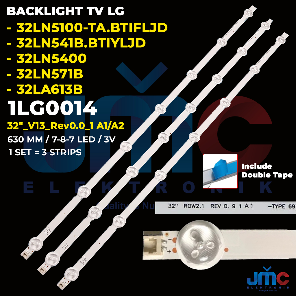 Jual Backlight TV LG 32 Inch 32LN5100-TA.BTIFLJD 32LN541B.BTIYLJD ...