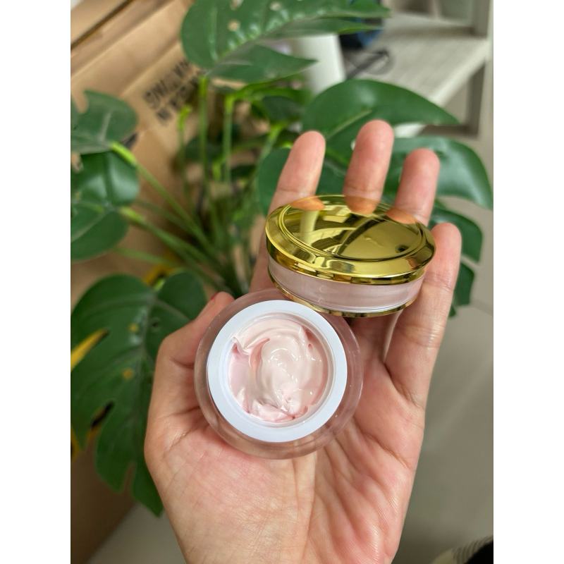 Jual Day Cream Whitening Glow Pink Milk & Vanilla Cream / BB Glow Korea ...