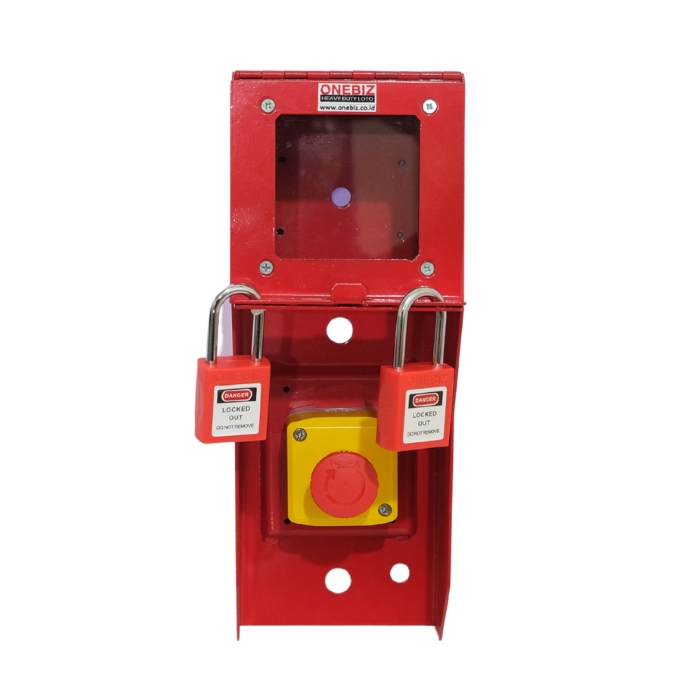 Jual Loto Box/Safety Device Heavy Duty+Emergency Push Button+Padlock ...