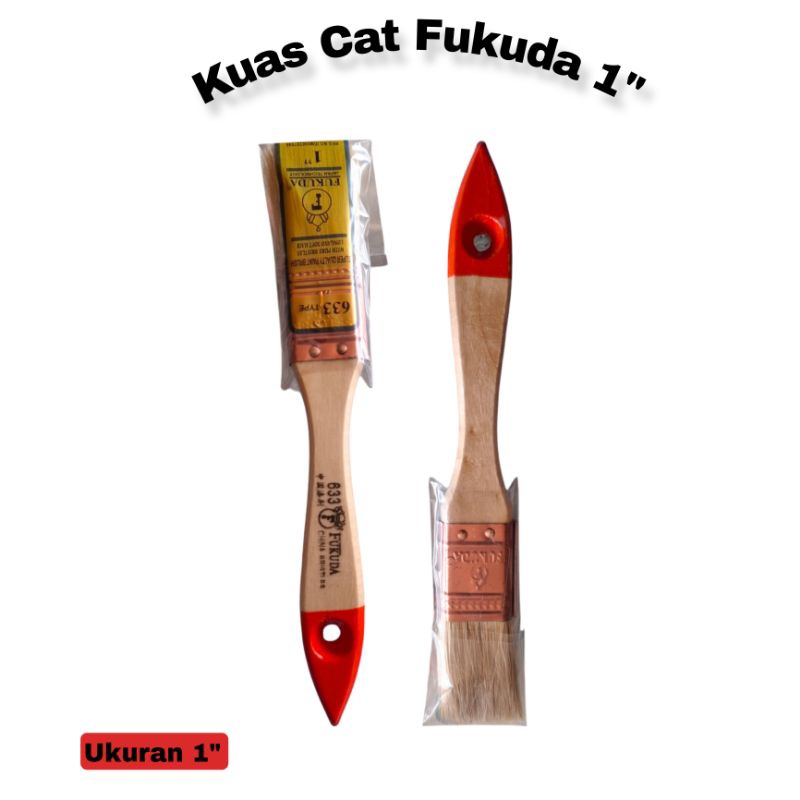 Jual 1" Kuas Cat Tembok Fukuda 1 inch | Shopee Indonesia