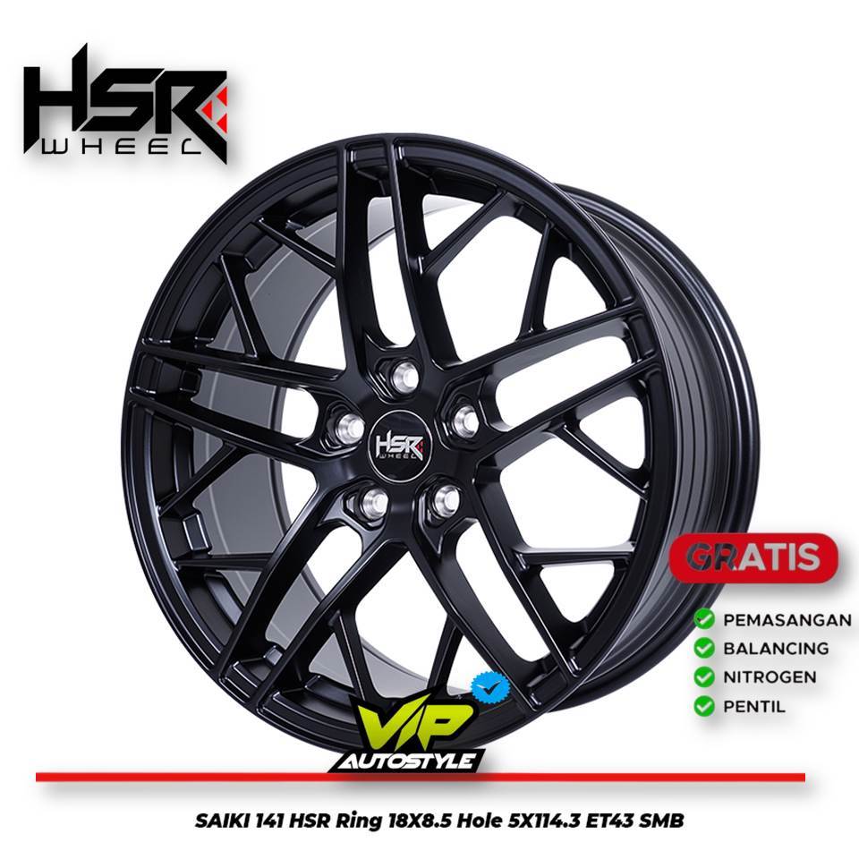 Jual Jual Velg Mobil Zenix R18 Full Hitam Camry Yaris Cross Terios Rush Ring 18 HSR SAIKI ...