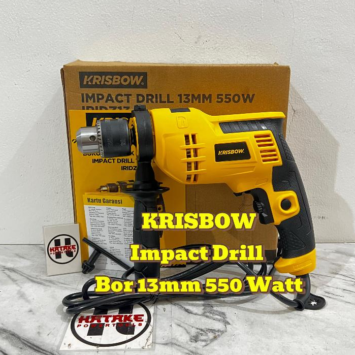 Jual KRISBOW IRIDZ13 Original Bor 13MM Impact Drill Mesin Bor Listrik ...