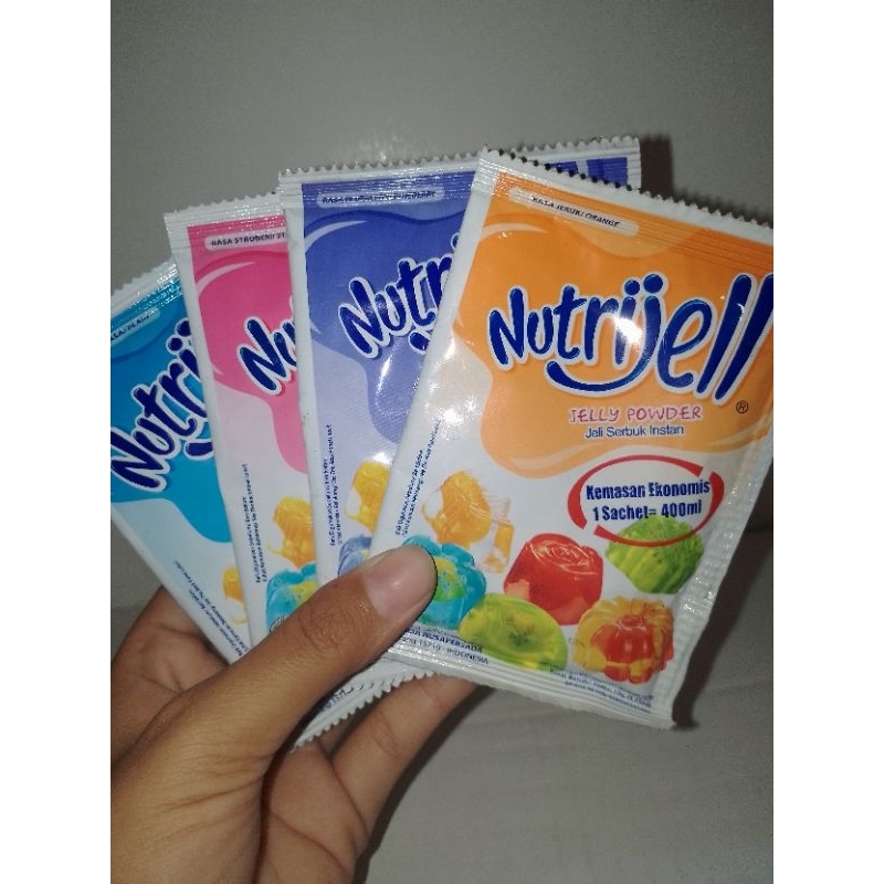 Jual Nutrijell/jelly powder/jelly serbuk/10gram /400 ml(1 sachet ...