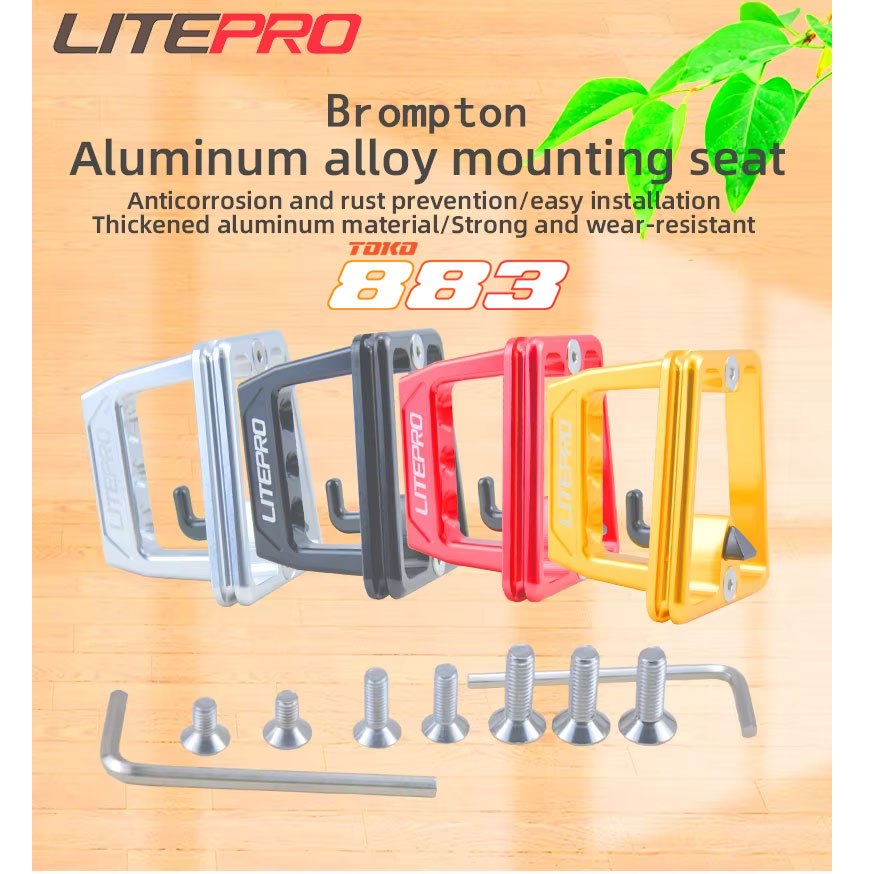 Jual LITEPRO Front Block Sepeda Lipat Bike Carrier Omton Pikes 3Sixty ...