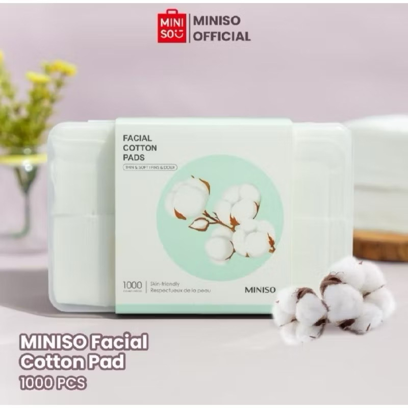 Jual Kapas Facial Toner MINISO isi 1000pcs | Shopee Indonesia