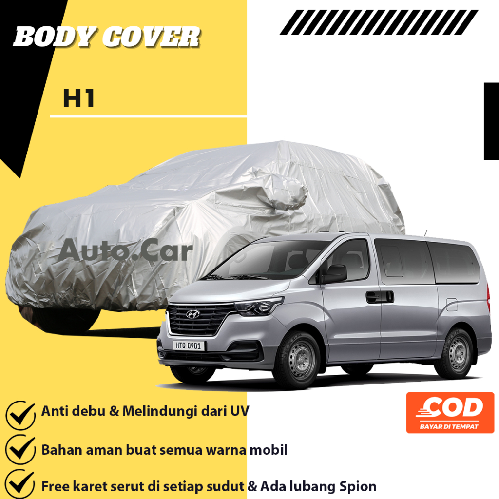 Jual Body Cover Mobil HYUNDAI H1 Sarung Mobil H1 Mantel Mobil H1 Mantol ...
