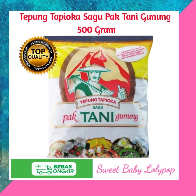Jual Tepung Tapioka Cap Pak Tani Gunung 500Gr | Shopee Indonesia