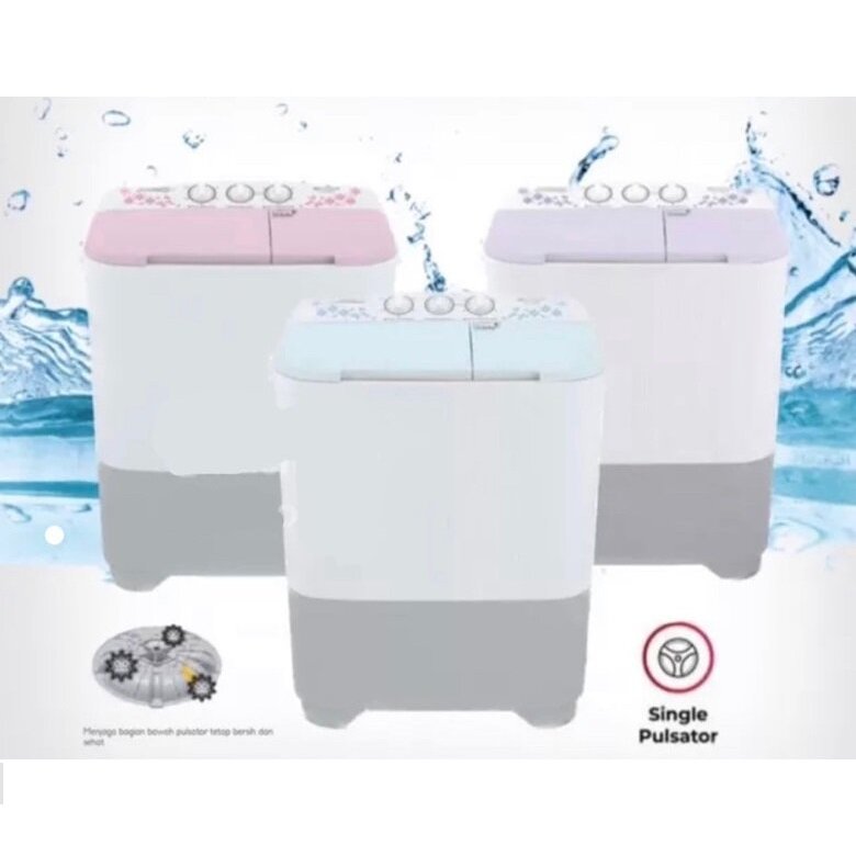 Jual Mesin Cuci SHARP ES-T70MW 6,5kg 2 Tabung - SELURUH INDONESIA ...