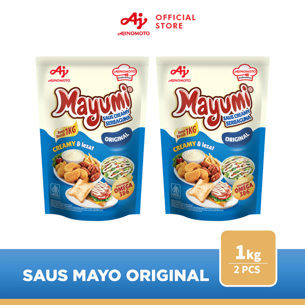Jual MAYUMI® Mayonaise Saus Mayo Original 1 Kg (2 pcs) | Shopee Indonesia