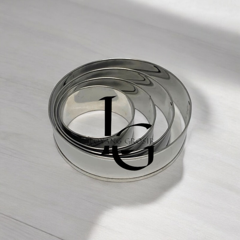 Jual Ring burger Ring cutter bulat Ukuran 6 8 10 12 cm bahan stainles ...