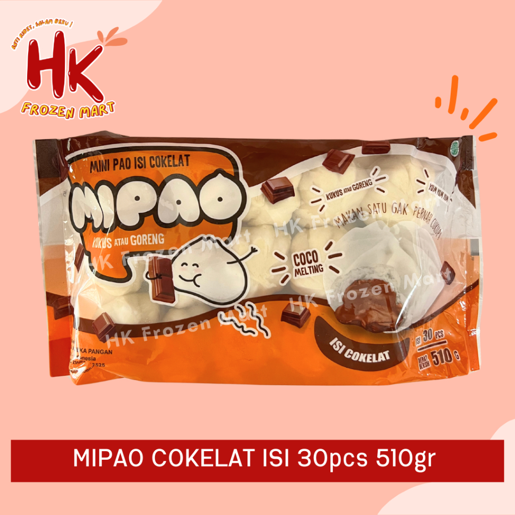 Jual OKE Mipao Cokelat isi 30pcs mini pao bakpao dimsum okepao HK ...