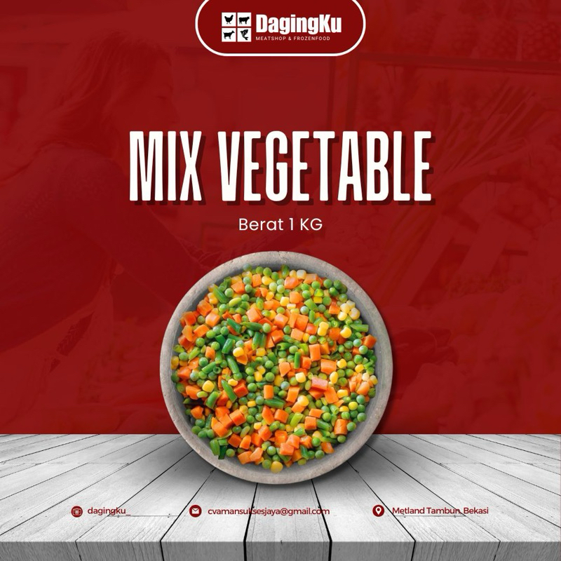 Jual Mix Vegetable Frozen 1Kg | Shopee Indonesia