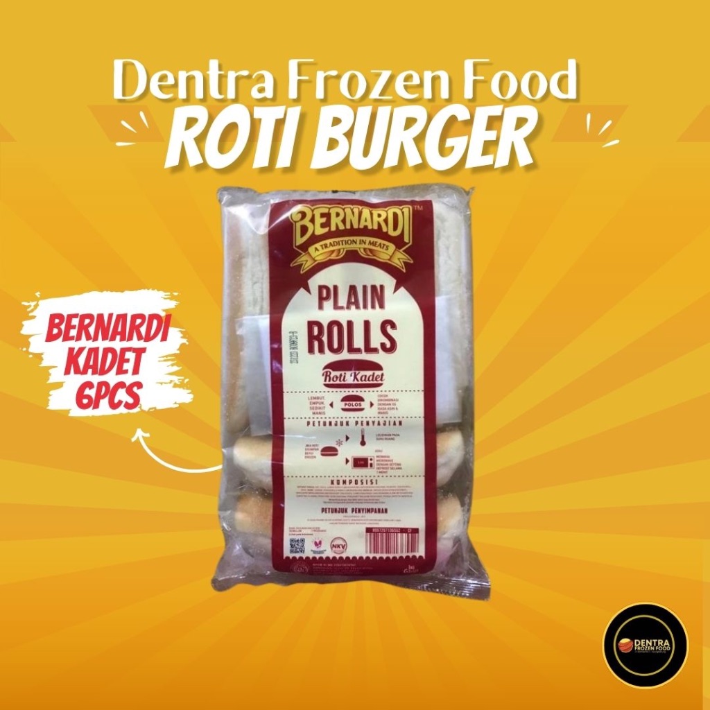 Jual BERNARDI PLAIN ROLLS ROTI KADET 6pcs | Shopee Indonesia