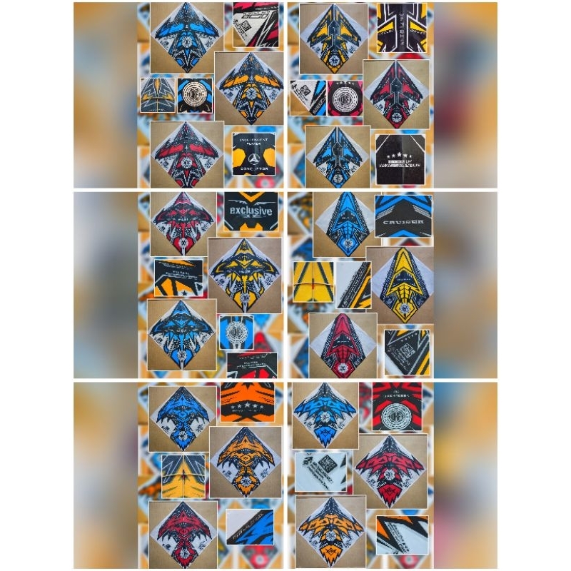 Jual (Shukoi Full Variasi Motif) Layangan Shukoi 2 warna super By ...