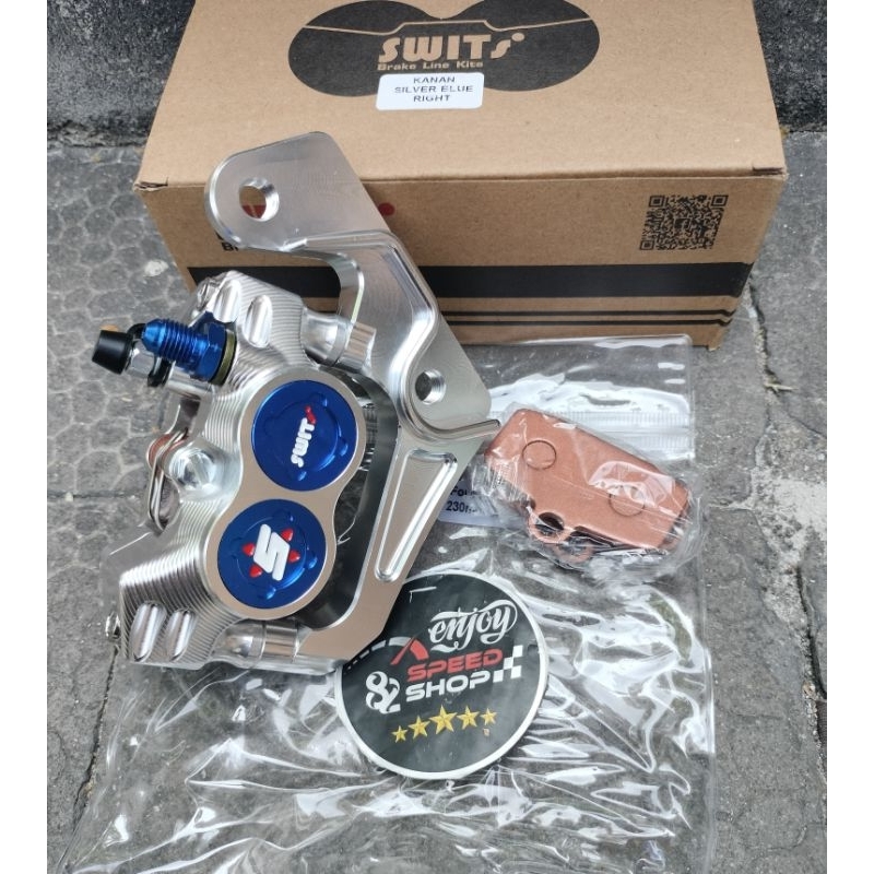 Jual Breket / Bracket Cnc Plus Kaliper 4P Swits formula Coin Motor ...