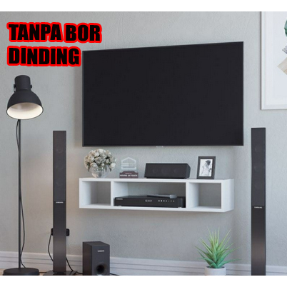Jual (P100xL20xT18)Rak TV gantung Minimalis Meja TV gantung Lemari TV ...