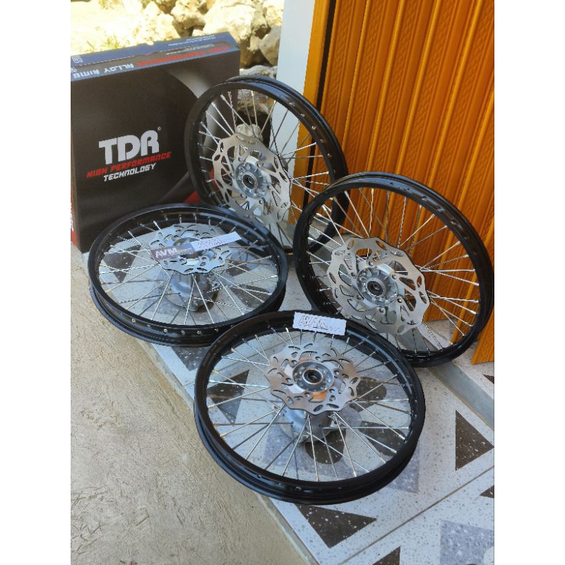 Jual velg set klx velg TDR velg dtracker velg dt velg klx semi cacing ...