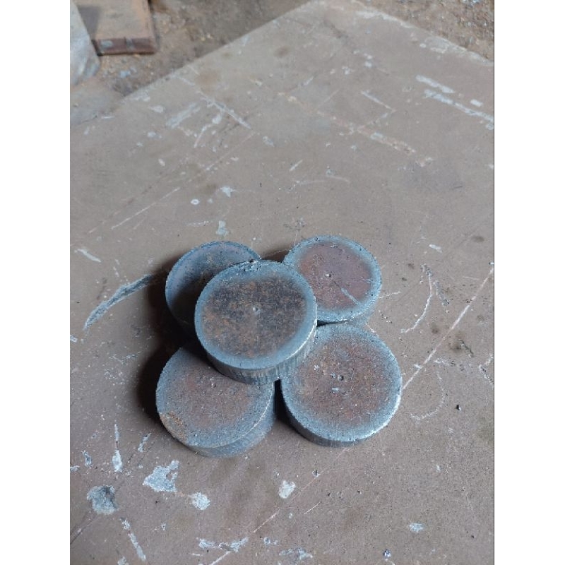 Jual Plat besi bulat potongan diameter 50mm tebal 20mm 1pcs | Shopee ...