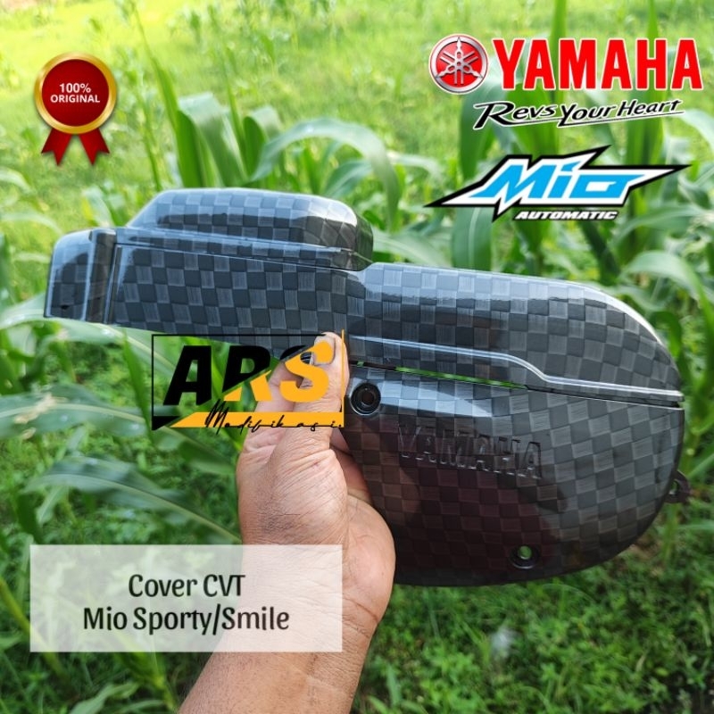 Jual Cover Tutup CVT Set Mio Sporty/Smile/Garnish Karbu Carbon WTP ...