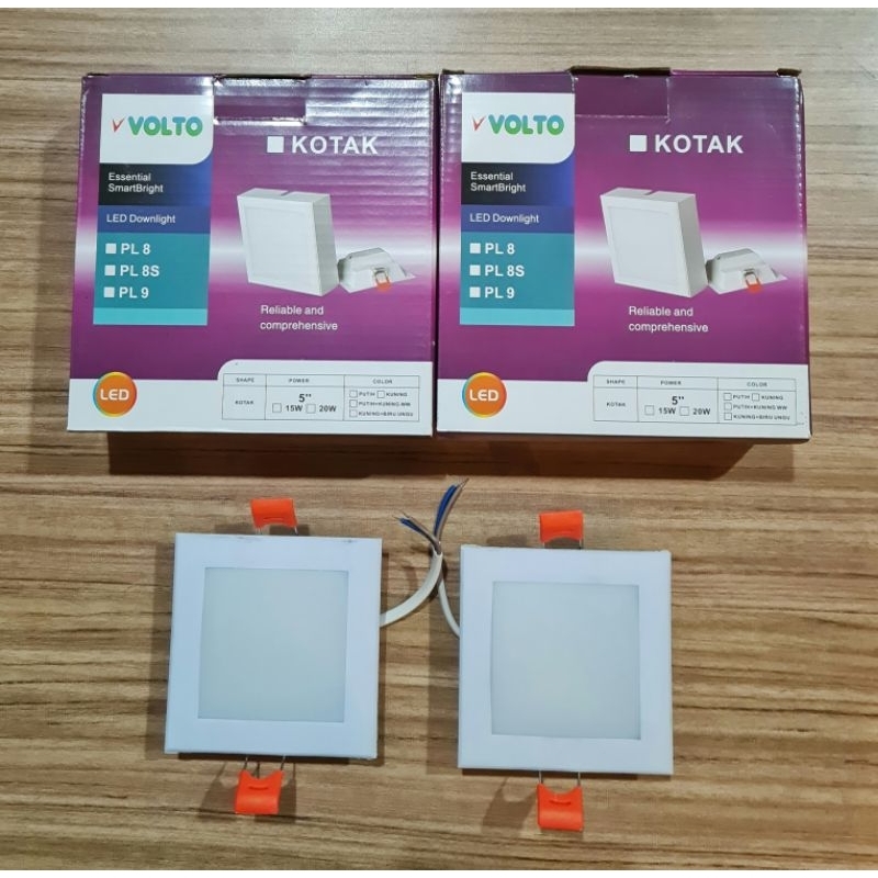 Jual LAMPU PANEL KOTAK 20 WATT 5,5 INCH DOWNLIGHT LED INBOW HEMAT ...